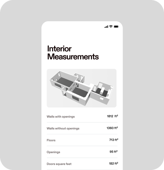 Interior Measurement Software | Hover